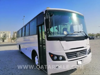 TATA Bus White BUS For Rent in QAR