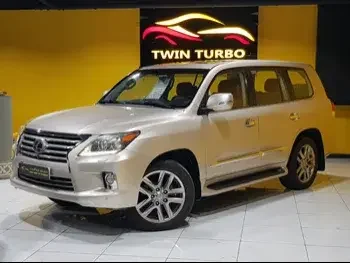 Lexus LX 570 Gold 2013 For Sale in QAR