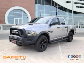 Dodge Ram Silver Truck For Rent in QAR