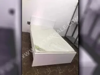 Wood Qatar 2022 - White With Delivery With Installation With HeadBoard ...