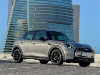 Mini Cooper Dark Grey Hatchback For Rent in Qatar