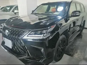 Lexus LX 570 S Black Edition Black 2020 For Sale in QAR