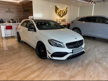Mercedes-Benz A-Class 45 AMG White 2018 For Sale in Qatar