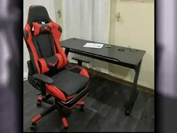 - Computer Desk - Black With Installation With Delivery For Sale in QAR