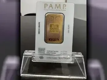24k Yellow Gold Gold Bar For Sale in QAR