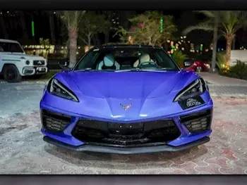 Chevrolet Corvette C8 Blue 2020 For Sale in Qatar