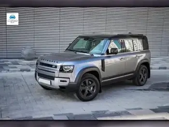 Land Rover Defender Silver SUV ( AWD ) For Rent in Qatar