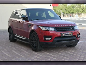 Land Rover Range Rover Sport Super charged Maroon 2016 For Sale in Qatar