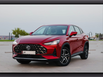MG HS Red SUV 2x4 For Rent in Qatar