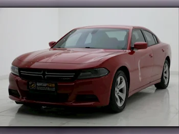 Dodge Charger Maroon 2017 For Sale in QAR