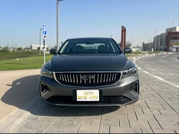 Geely Emgrand Grey Sedan For Rent in Qatar
