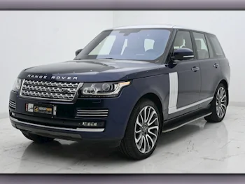 Land Rover Range Rover Vogue Autobiography Blue 2015 For Sale in QAR