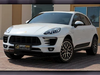 Porsche Macan White 2017 For Sale in Qatar