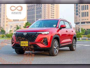 Changan CS 35 Plus Red SUV 2x4 For Rent in Qatar