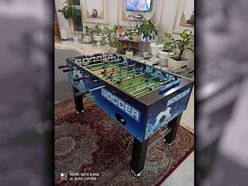 Foosball Table Blue With Installation For Sale in Qatar