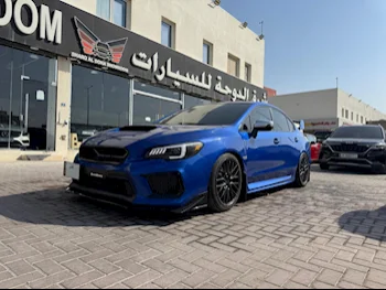 Subaru WRX STI Blue 2018 For Sale in QAR