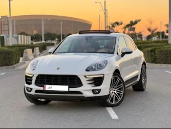 Porsche Macan S White 2015 For Sale in QAR