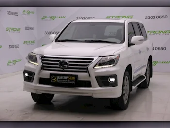 Lexus LX 570 White 2012 For Sale in QAR