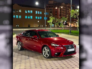 Lexus IS 350 Red 2015 For Sale in Qatar