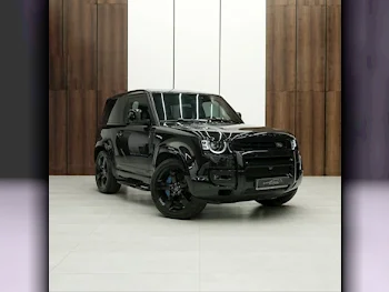 Land Rover Defender 90 007 Edition Black 2022 For Sale in Qatar