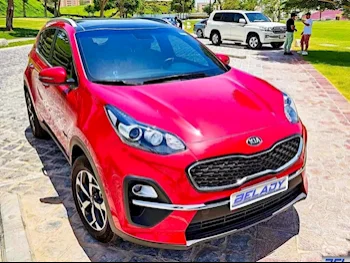 Kia Sportage SUV 2x4 Red For Rent in Qatar