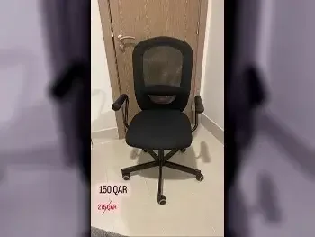 Desk Chairs IKEA - Manager Chair - Black For Sale in Qatar