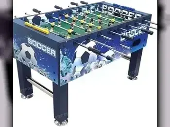Foosball Table Black and Blue With Installation For Sale in Qatar