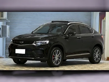 Geely Tugella Black SUV 4x4 For Rent in Qatar